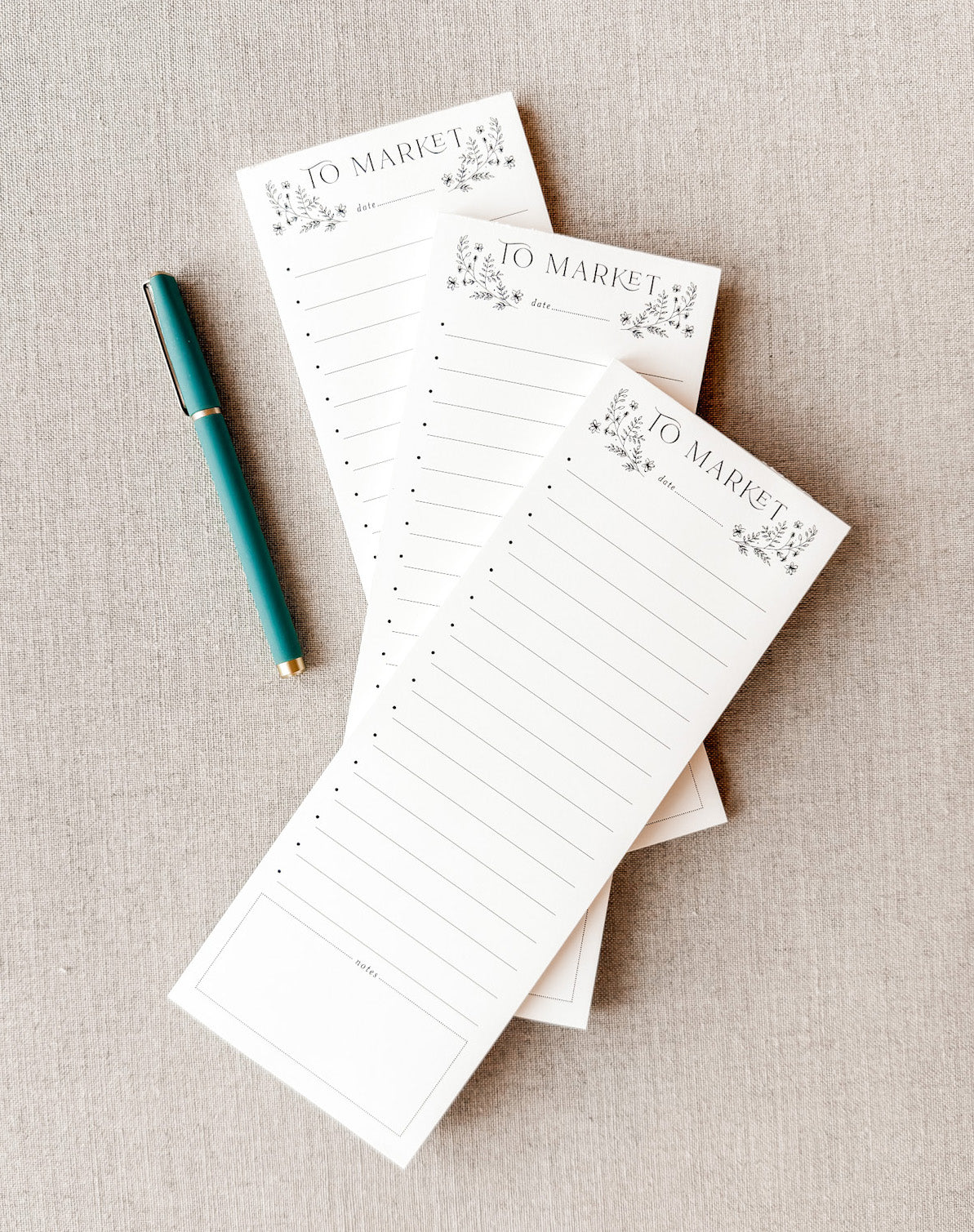Elegant to do list notepads & planner notepads | Jen Simpson Design, LLC