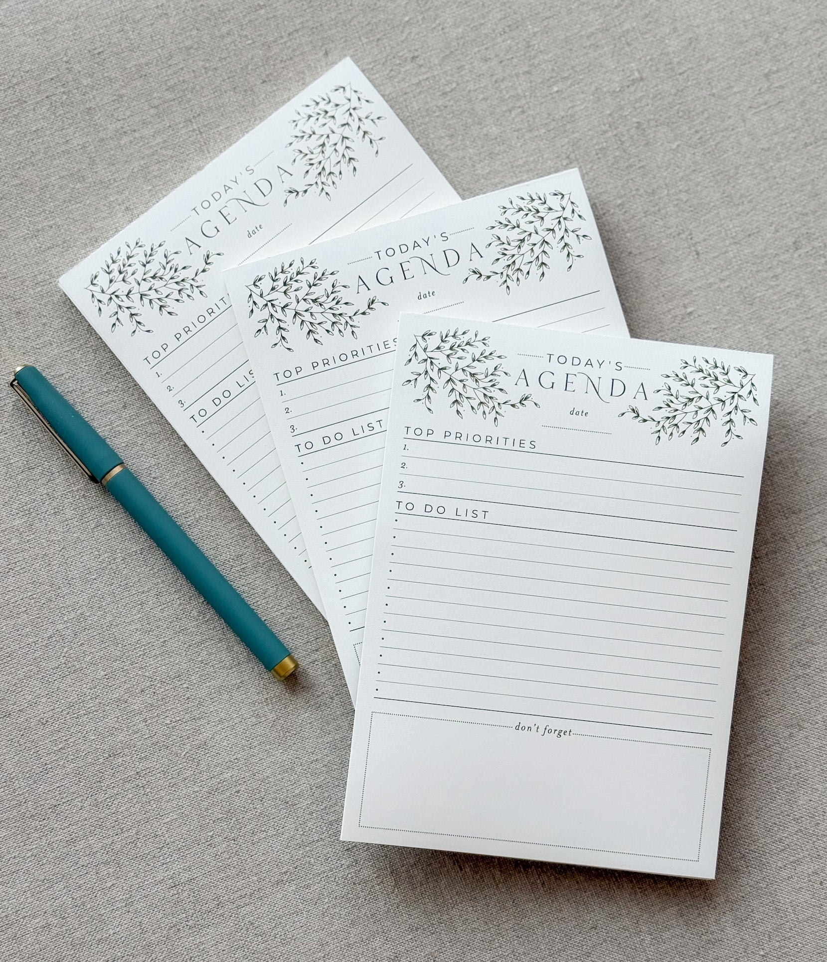Modern to do list desk notepads & to do list desk planners | Jen ...