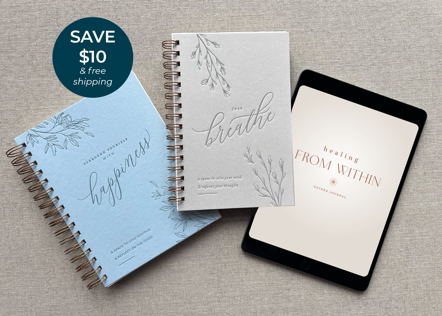 Personalized Happiness Journals & Wellness Journals| Jen Simpson Design ...